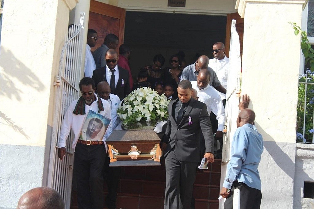 Trade unionist Osborne Alec Gage was today laid to rest – DOM767