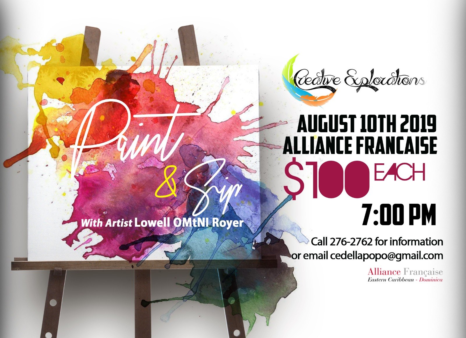 Paint & Sip 5th edition – Adults – DOM767