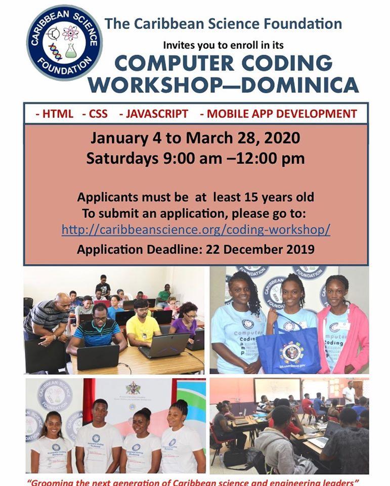 Csfs Dominica Computer Coding Workshop Dom767