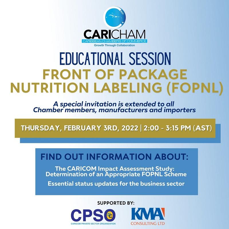 Front of Package Nutrition Labeling – DOM767