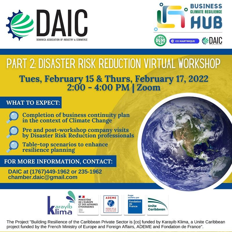 Disaster Risk Reduction Workshop – DOM767