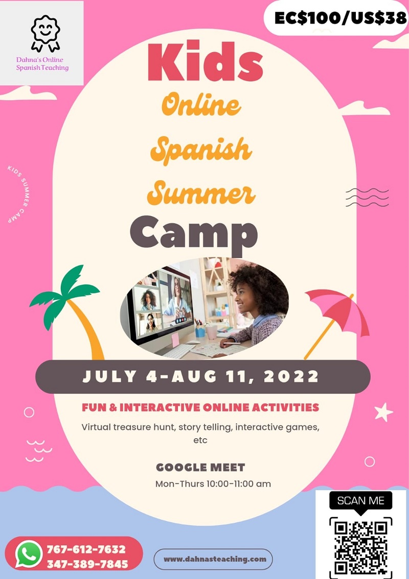 Kids Online Spanish Summer Camp – DOM767