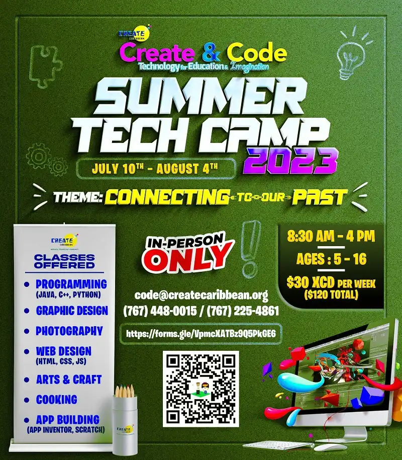 Create and Code Summer Tech Camp – DOM767