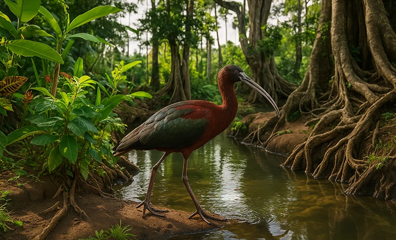 Glossy Ibis – DOM767