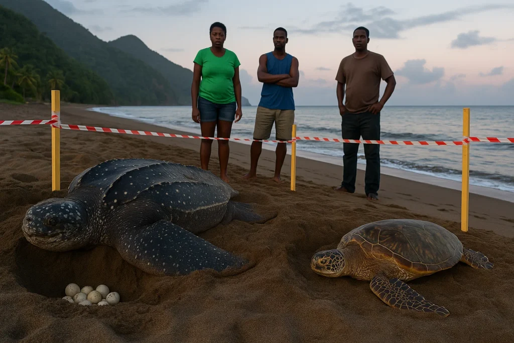 Turtle Nesting in Dominica – DOM767