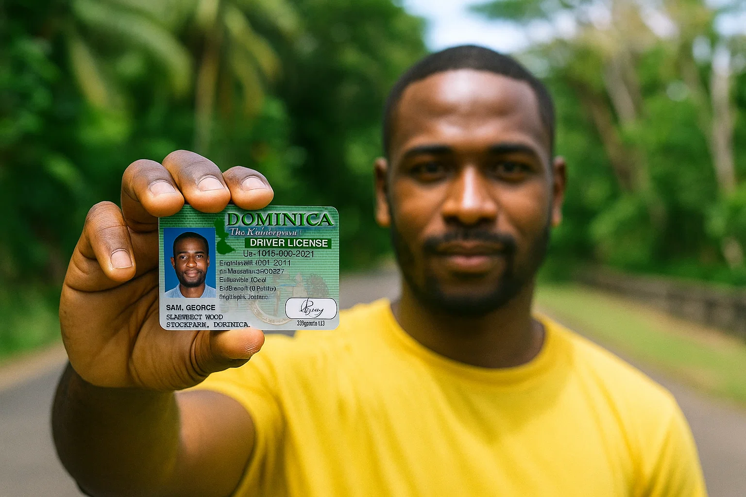 Driver’s Licence in Dominica – DOM767