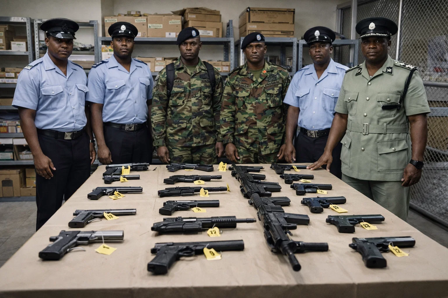 Police Recover 12 Guns as Firearms Task Force Steps Up Operations – DOM767