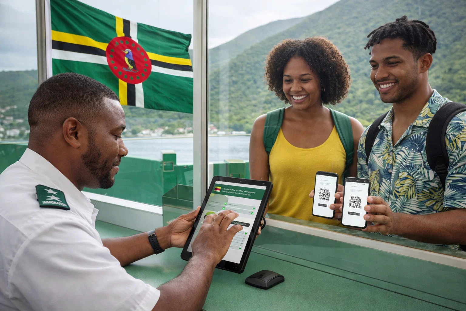Online Embarkation and Disembarkation (ED) Card of Dominica – DOM767