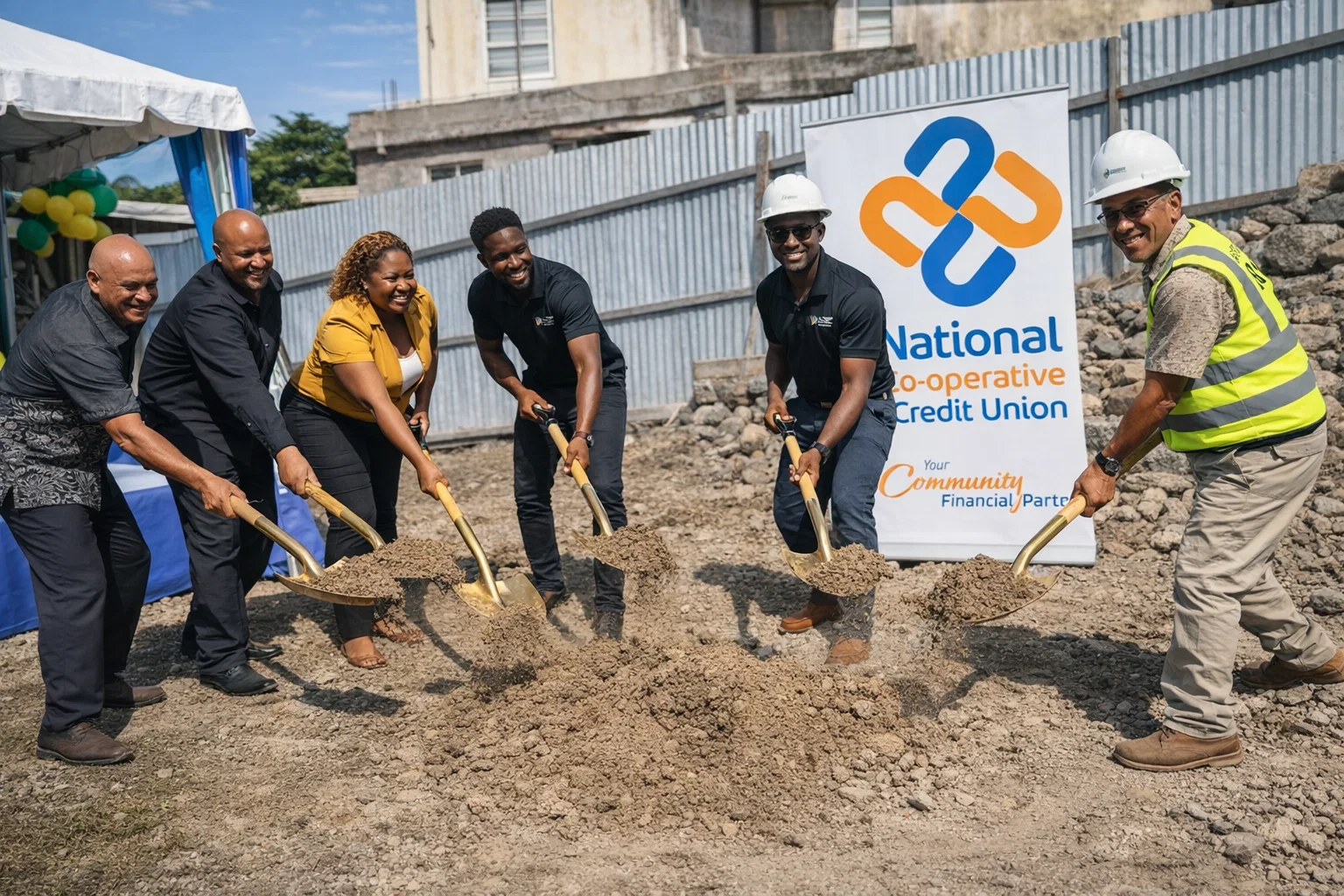 NCCU Breaks Ground on New La Salette Branch in Pointe Michel – DOM767